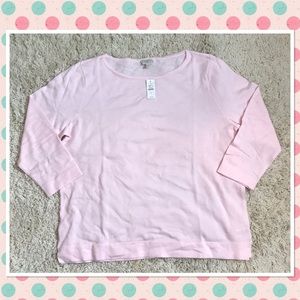 Talbots | Sweaters | Talbots Factory Pale Pink Cashmere Blend Crewneck ...